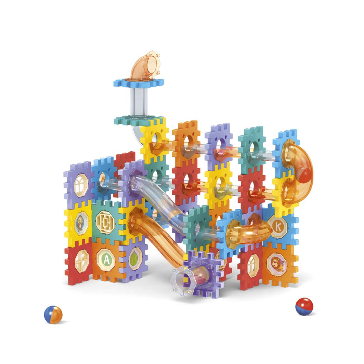 Rolling Ball Tubes & Blocks 182 pz marca DITOYS | Didácticos del Sur