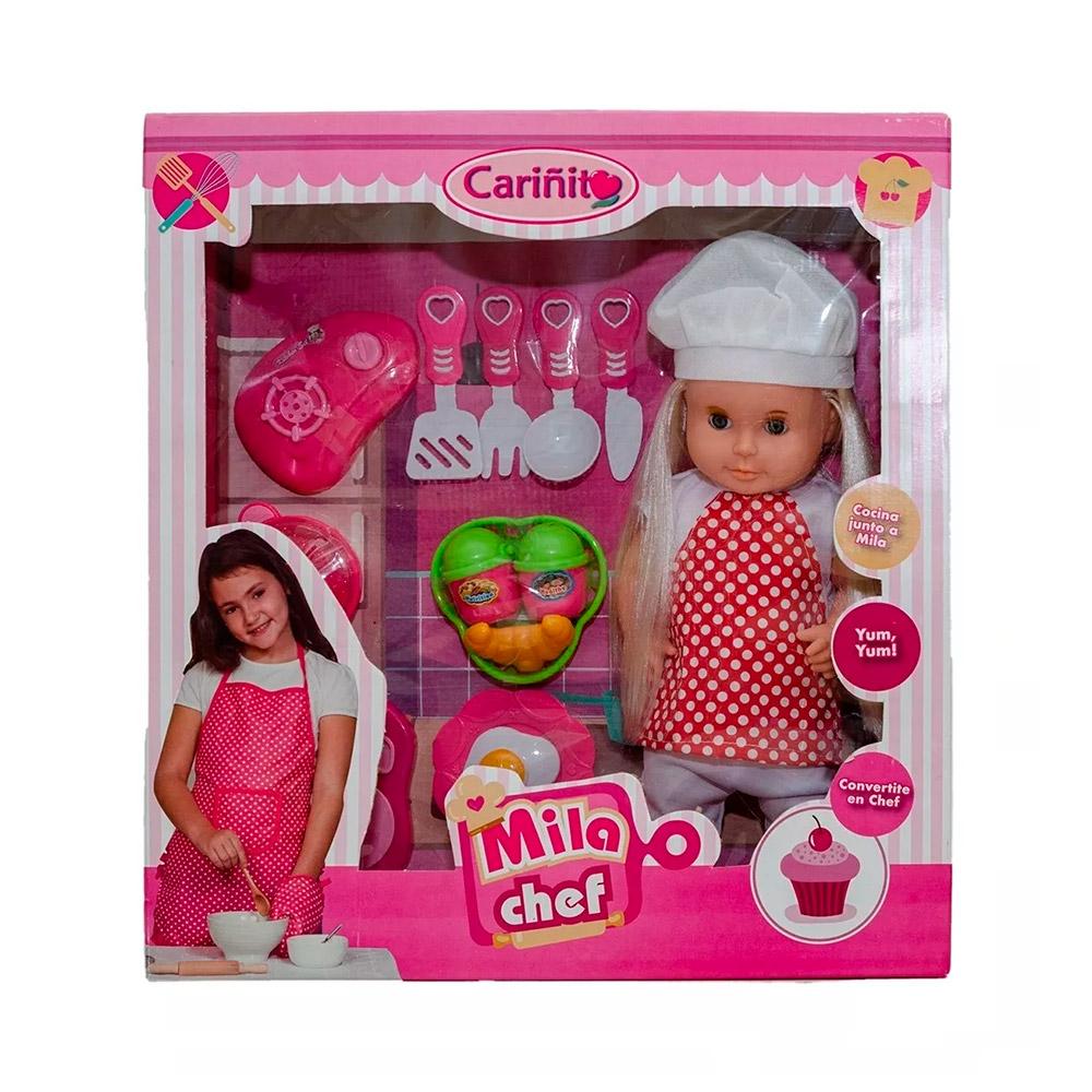 Mila Chef c/accesorios marca Cariñito | Didácticos del Sur